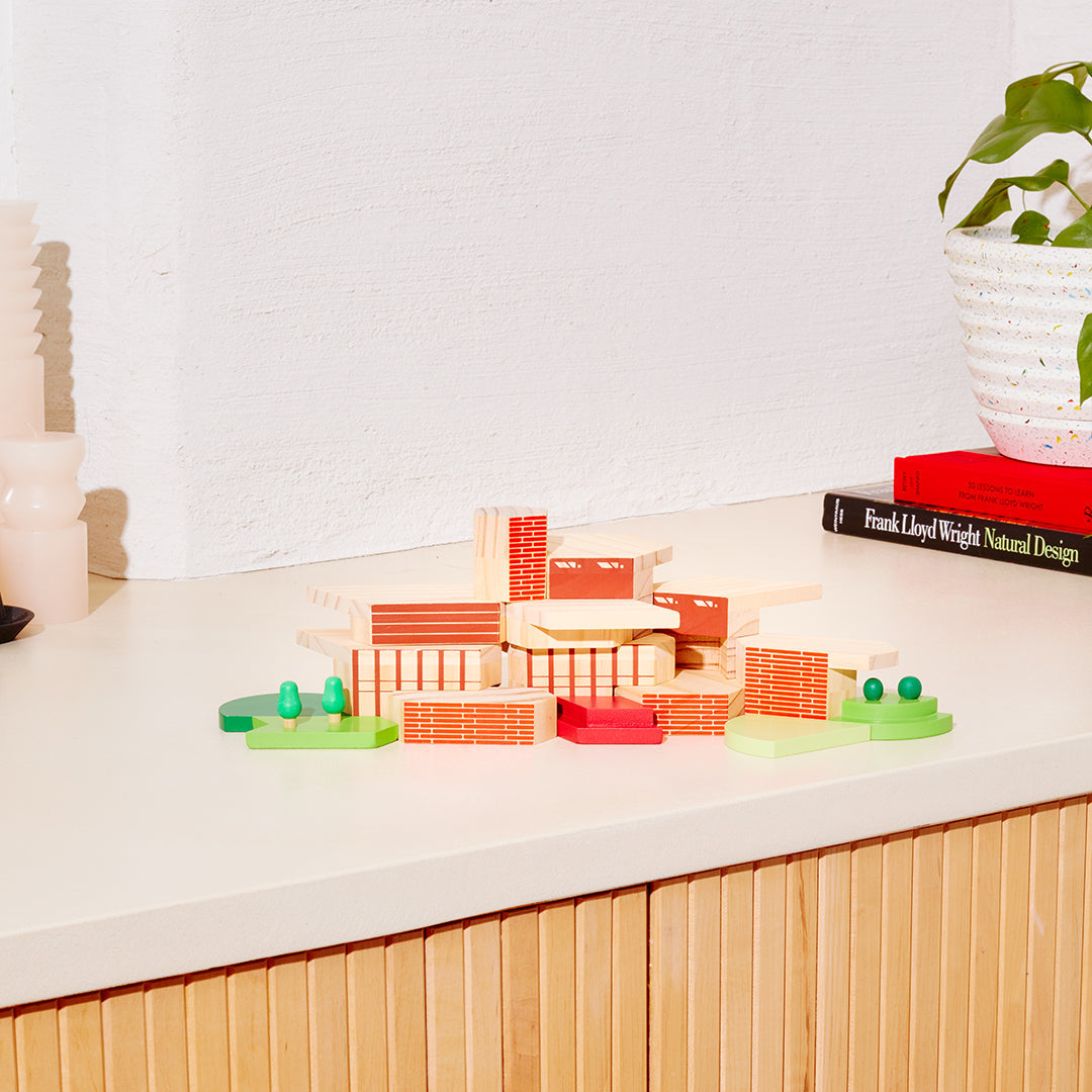 Design Story: Blockitecture Frank Lloyd Wright, Usonian – Areaware